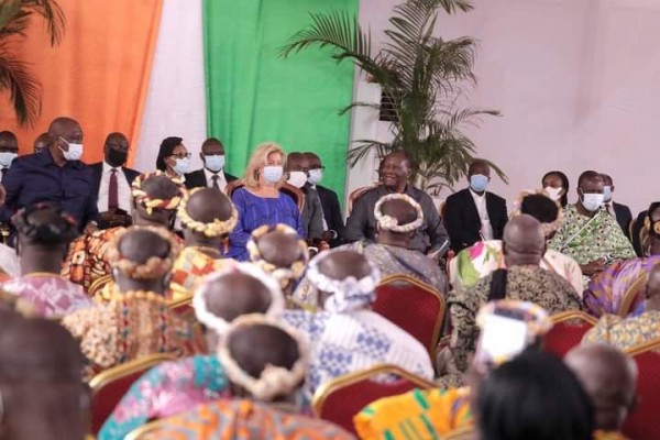 Côte d'Ivoire : M'Batto, les populations rendent hommage à Ouattara ...