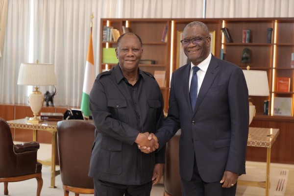 Côte d'Ivoire : Alassane Ouattara s'entretient avec le Président du ...