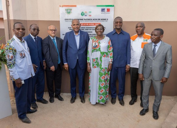 Côte d'Ivoire : Patrick Achi inaugure le collège de proximité de Kong 2 ...